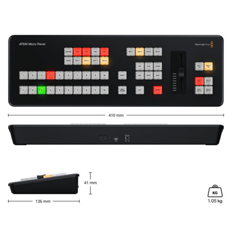 Blackmagic Design ATEM Micro Panel - Production Mixers and Switchers ...