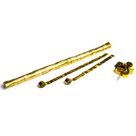 The Confetti Maker Metallic Streamer 10m x 1,5 cm - Gold - Metallic ...